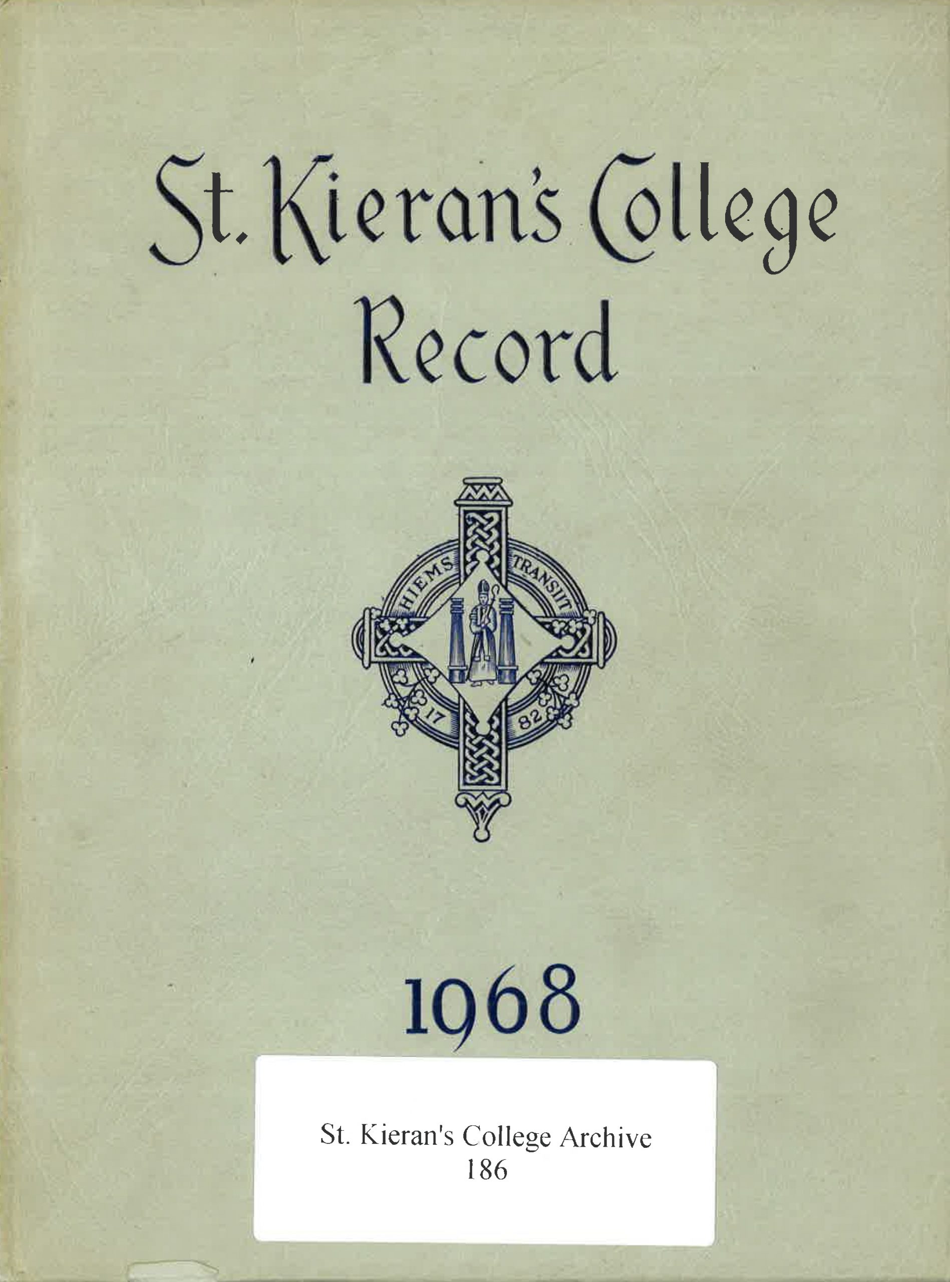College Records - St Kieran's College Kilkenny