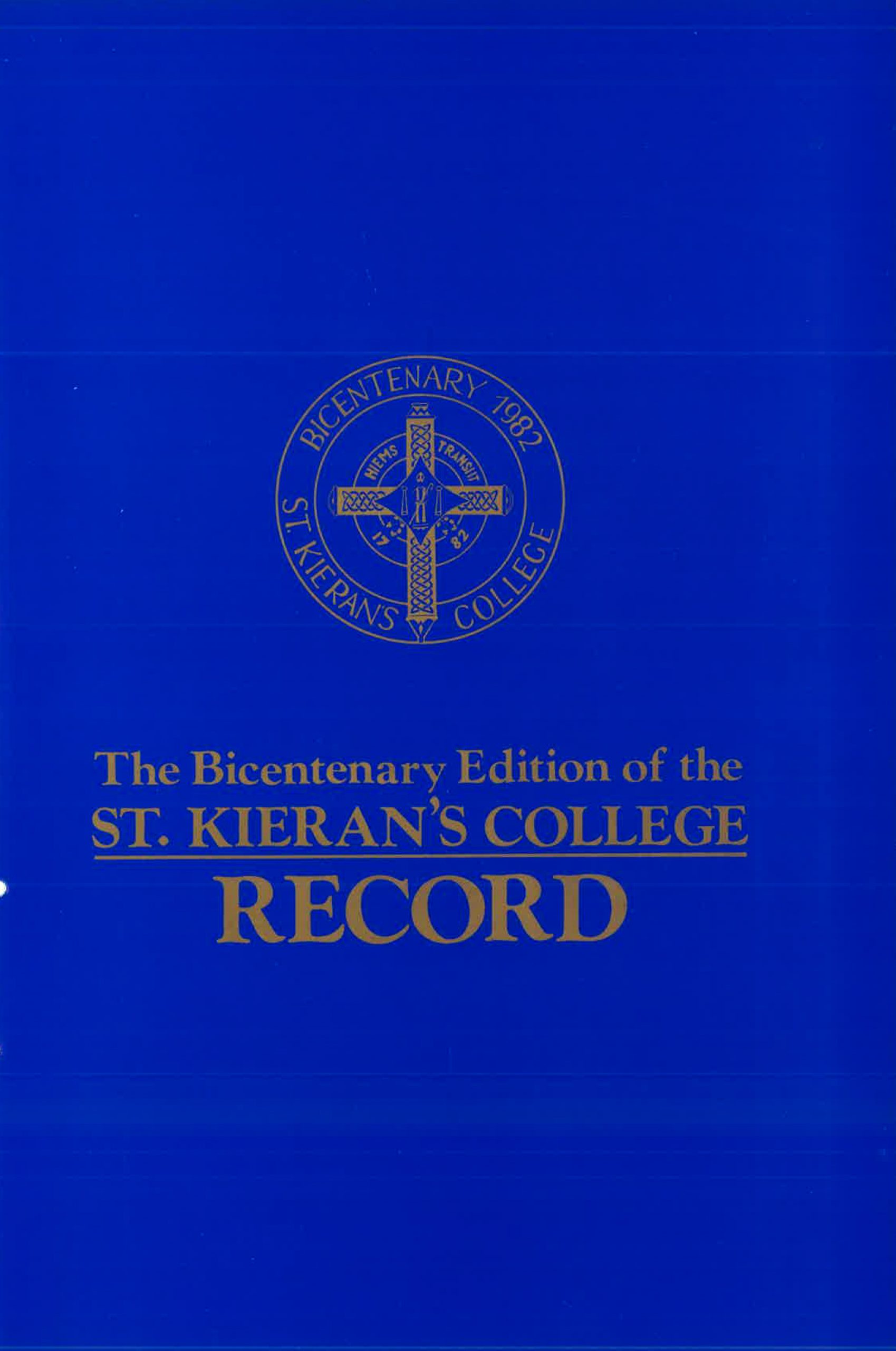 College Records - St Kieran's College Kilkenny